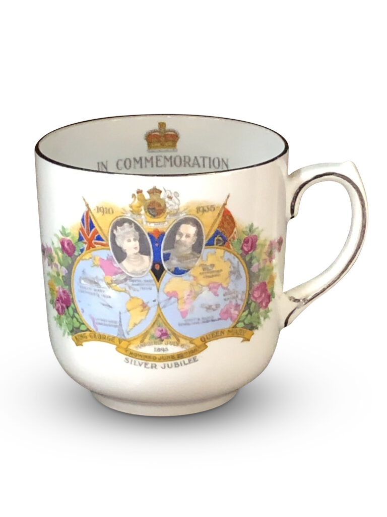 Royal Albert Silver Jubilee Mug, c. 1935 - Valentine’s Antique Gallery