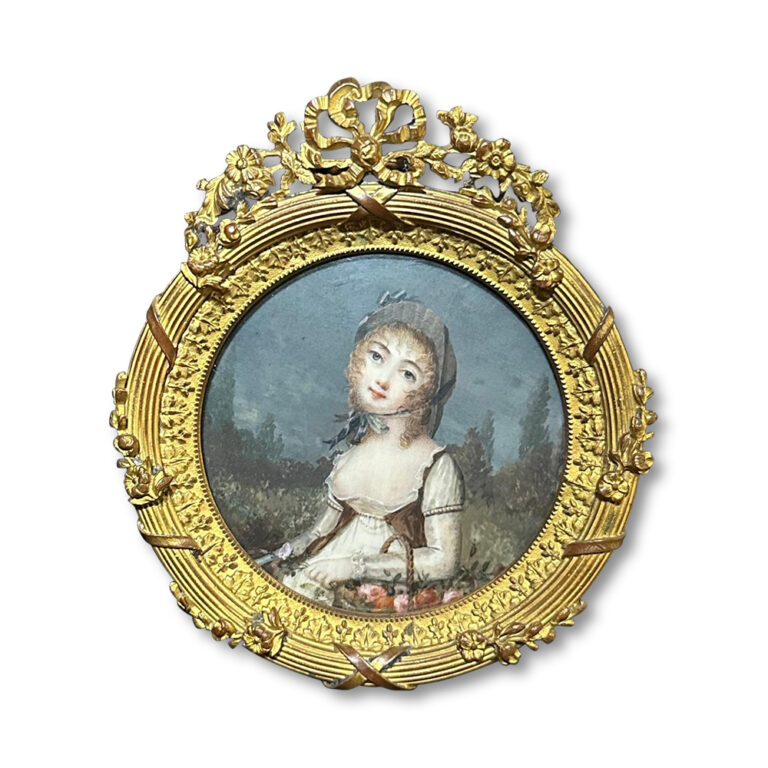 18th century ivory miniature of Madame Belmont c.1793 - Valentine’s ...
