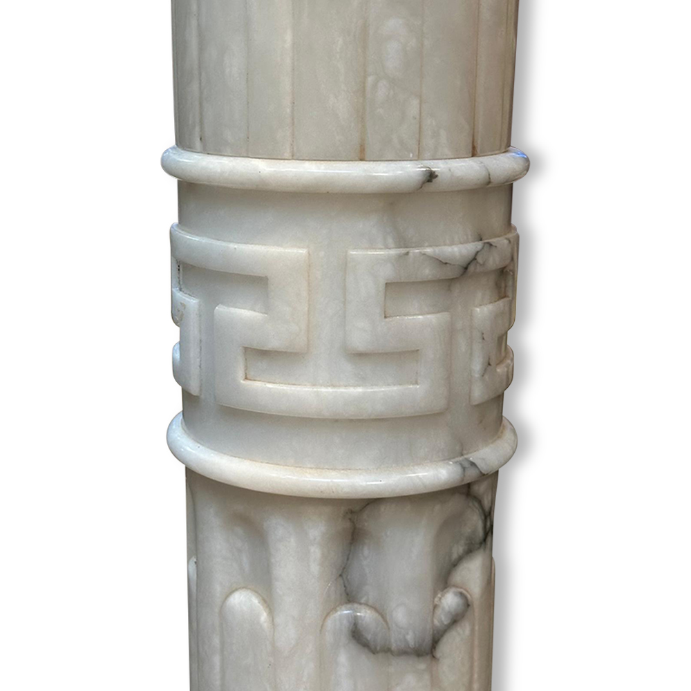 19th century Italian turned marble pedestal c.1870 - Valentine’s ...
